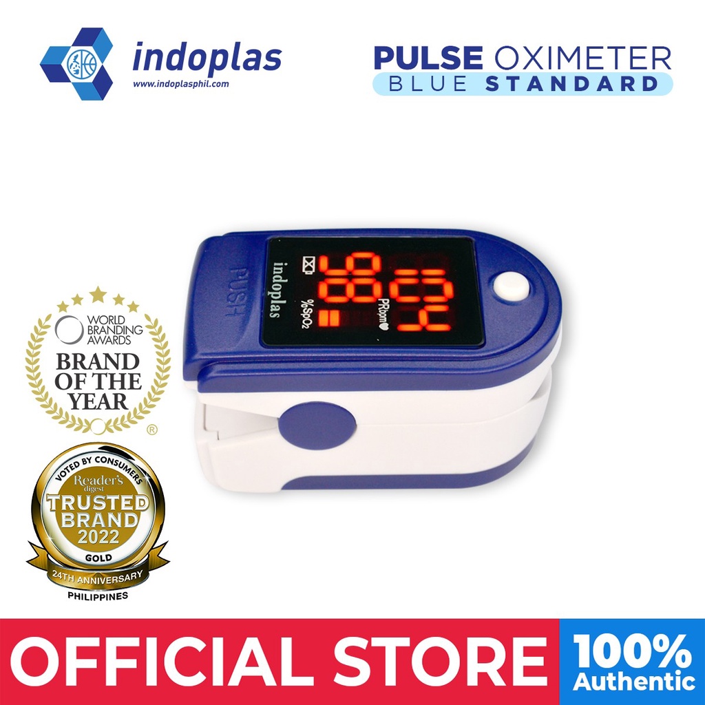 Indoplas Achieve 9570 Standard Pulse Oximeter (Blue) | Shopee Philippines