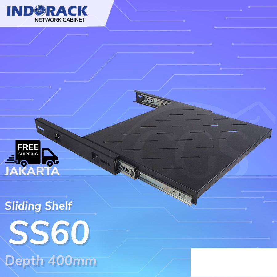 Indorack - SS60 - Sliding Shelf Depth 400mm 19" | Shopee Philippines