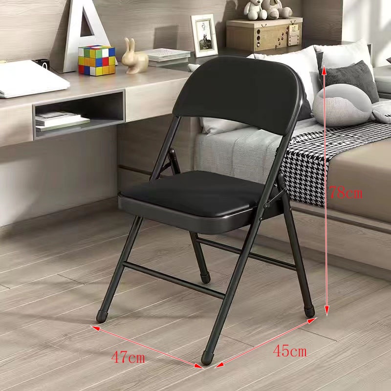 Home Folding Chair Backrest Chair Portable Office Chair Conference ...