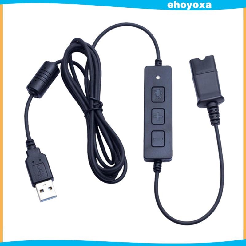 Headset Quick Disconnect Qd Connector Qd Cable to USB Plug for for ...