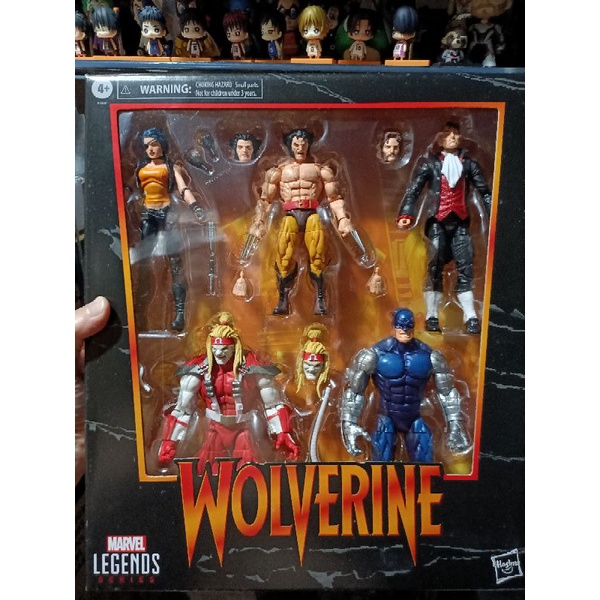 Marvel Legends Wolverine, Omega Red, Callisto, Cyber 5 pack | Shopee ...
