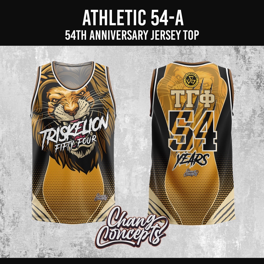 Tau Gamma Phi Triskelion 54th Anniversary Athletic A Full Sublimation Standard Cut Basketball
