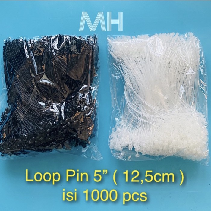 Craft Loop Pin - Lock Pin - Hangtag Rope Price Per Pack 1000Pcs 5" (12 ...