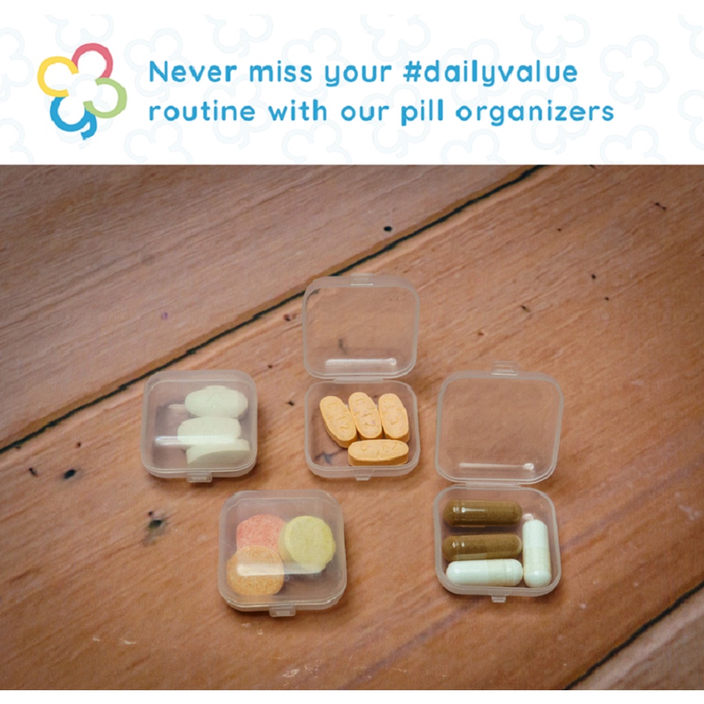 Mini Plastic Pill Organizer Storage Box | Shopee Philippines