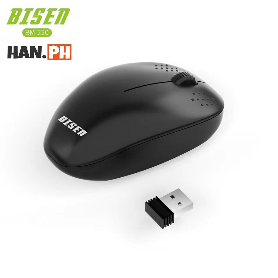 Bisen BM220 Wireless 2.4GHz Mouse Laptop Desktop Computer 1000dpi ...