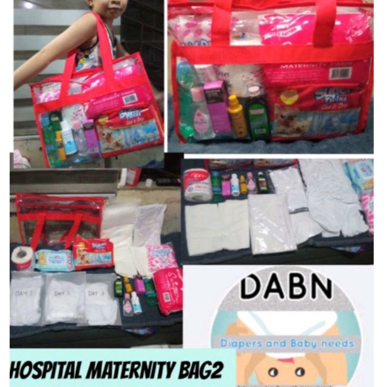 Hospital maternity bag package 4(unisex only) | Shopee Philippines