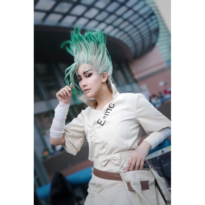 Adult Halloween Carnival Party Anime Dr. Stone Senku Ishigami Cosplay ...