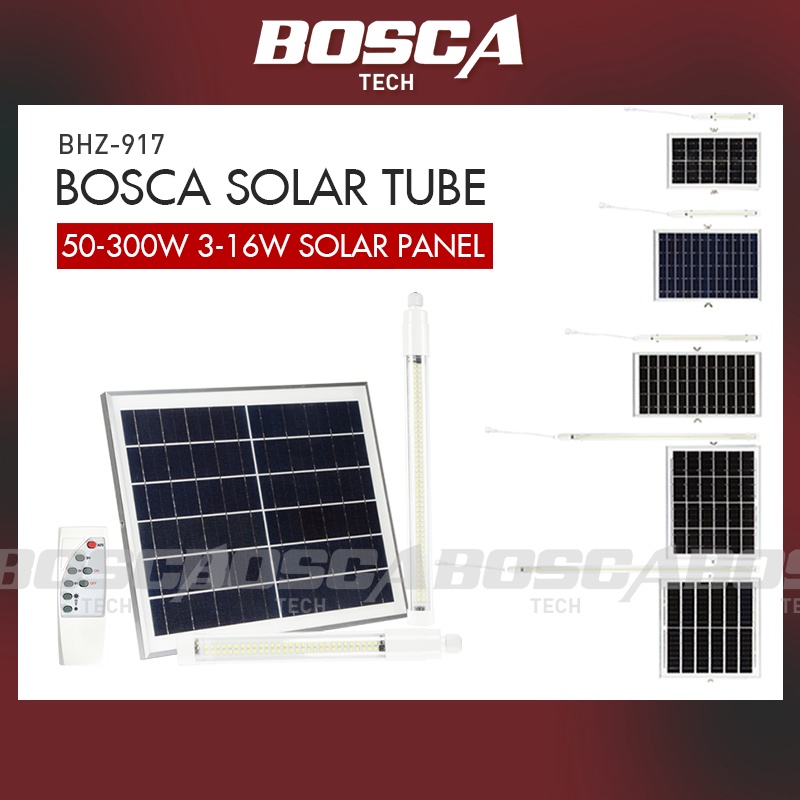 BOSCA Solar Tube Light BHZ-917 150W with Solar Panel 8w Remote control ...