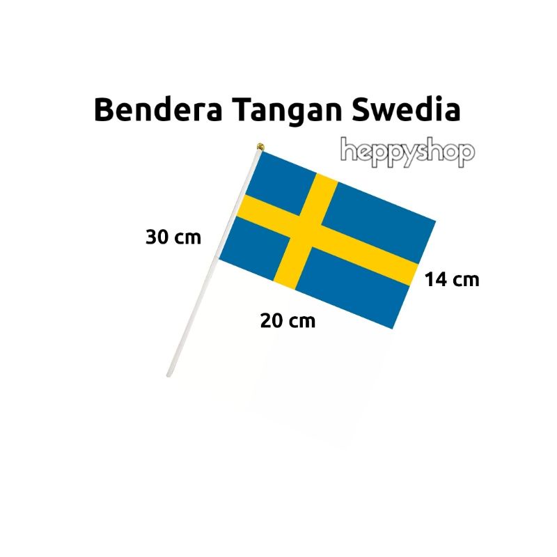 Swedish Country Parade Hand Flag | Shopee Philippines