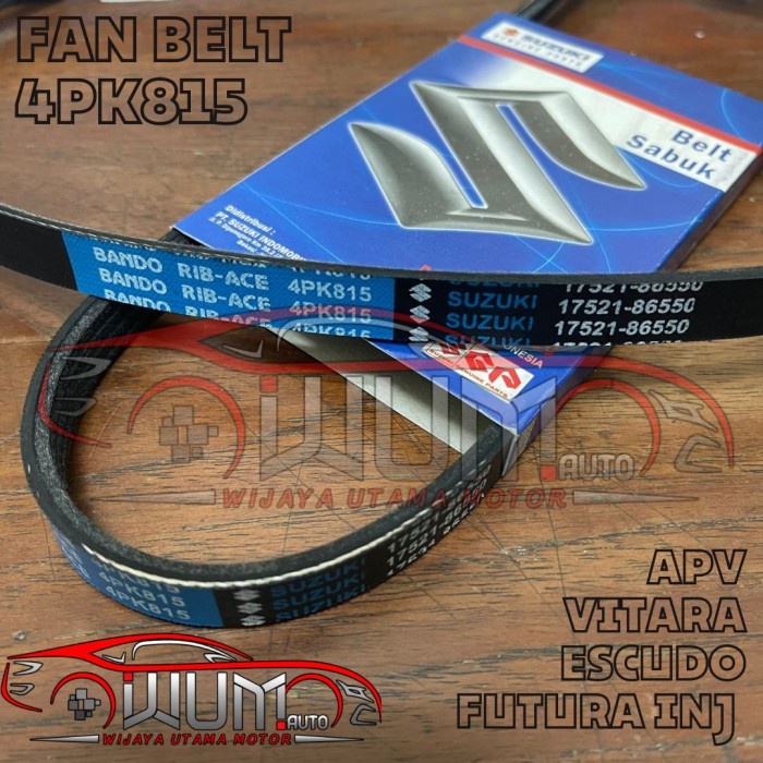 Fan VAN BELT FAN Strap 4PK815 FUTURA EFI APV MEGA CARRY VITARA ESCUDO ...