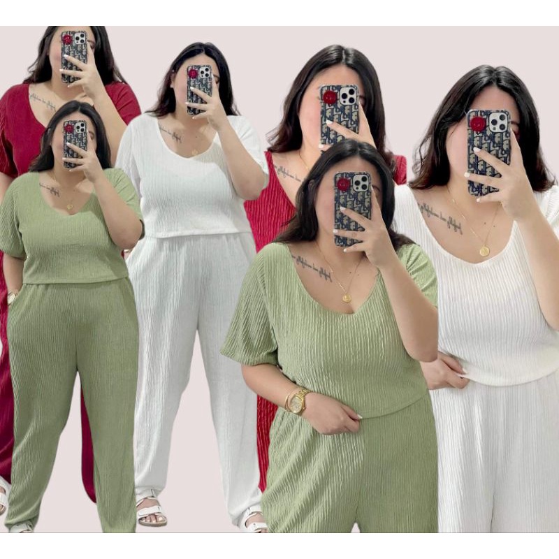 CHEAPEST PLUS SIZE LUNA COORDS 2xl.to 3xl | Shopee Philippines