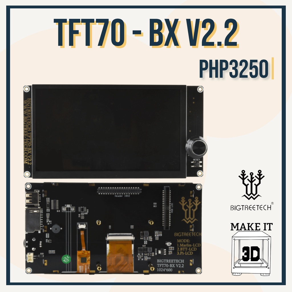 BTT BIGTREETECH TFT35 V3.0, TFT35 E3 V3.0, PITFT50 V2, TFT70-BX Touch ...