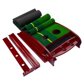 Indoor Golf Course Family Putter Practice Device Set Office Course ...