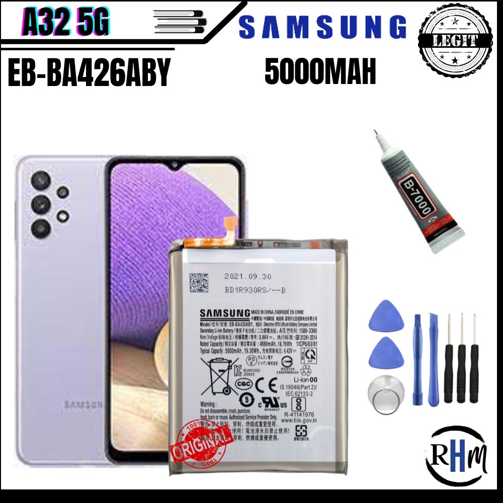 SAM SUNG A32 5G, A42 5G Battery, Model: EB-BA426ABY Original Li-Ion ...