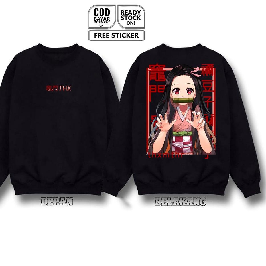 Sweater CREWNECK NEZUKO KAMADO ZENITSU INOSUKE HASHIBIRA TANJIRO ANIME ...