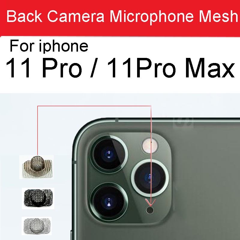Back Microphone Net Frame for iPhone 11 Pro Max Anti Dust Mesh Intsall ...