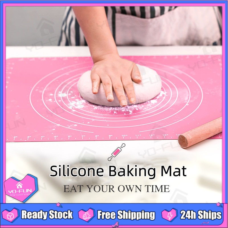 Yo-Fun Silicone Baking Mat Non Stick Heat Resistant Pastry Baking Mat ...