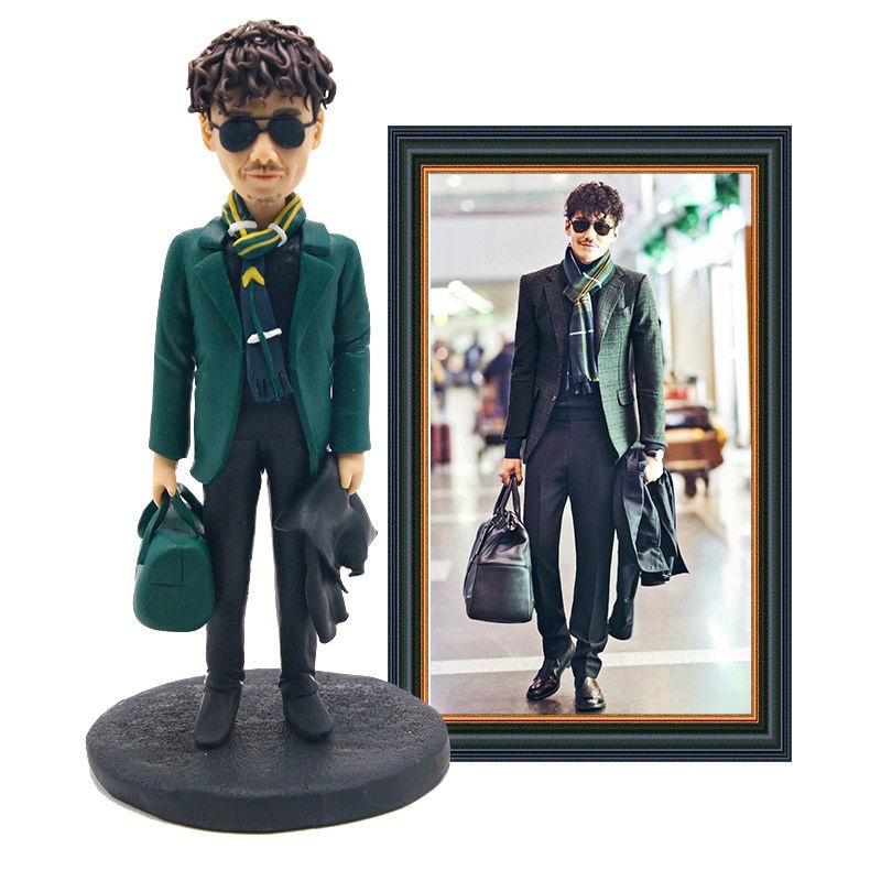 Polymer Clay Doll Customized Real Person Wax Figure Pinch Portrait Clay ...