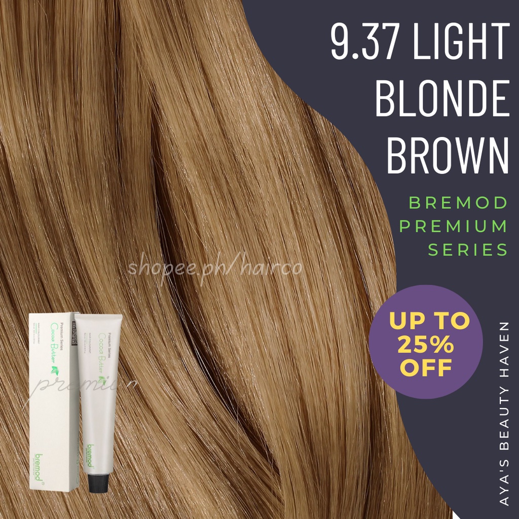 Light Blonde Brown 9.37 Hair Color 100ml | Shopee Philippines