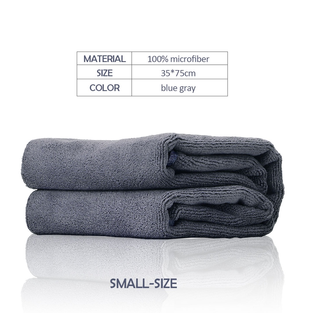 Gray Water Absorb Towel Microfiber Fabric 40x80 cm/ 35x 75cm for Salon ...
