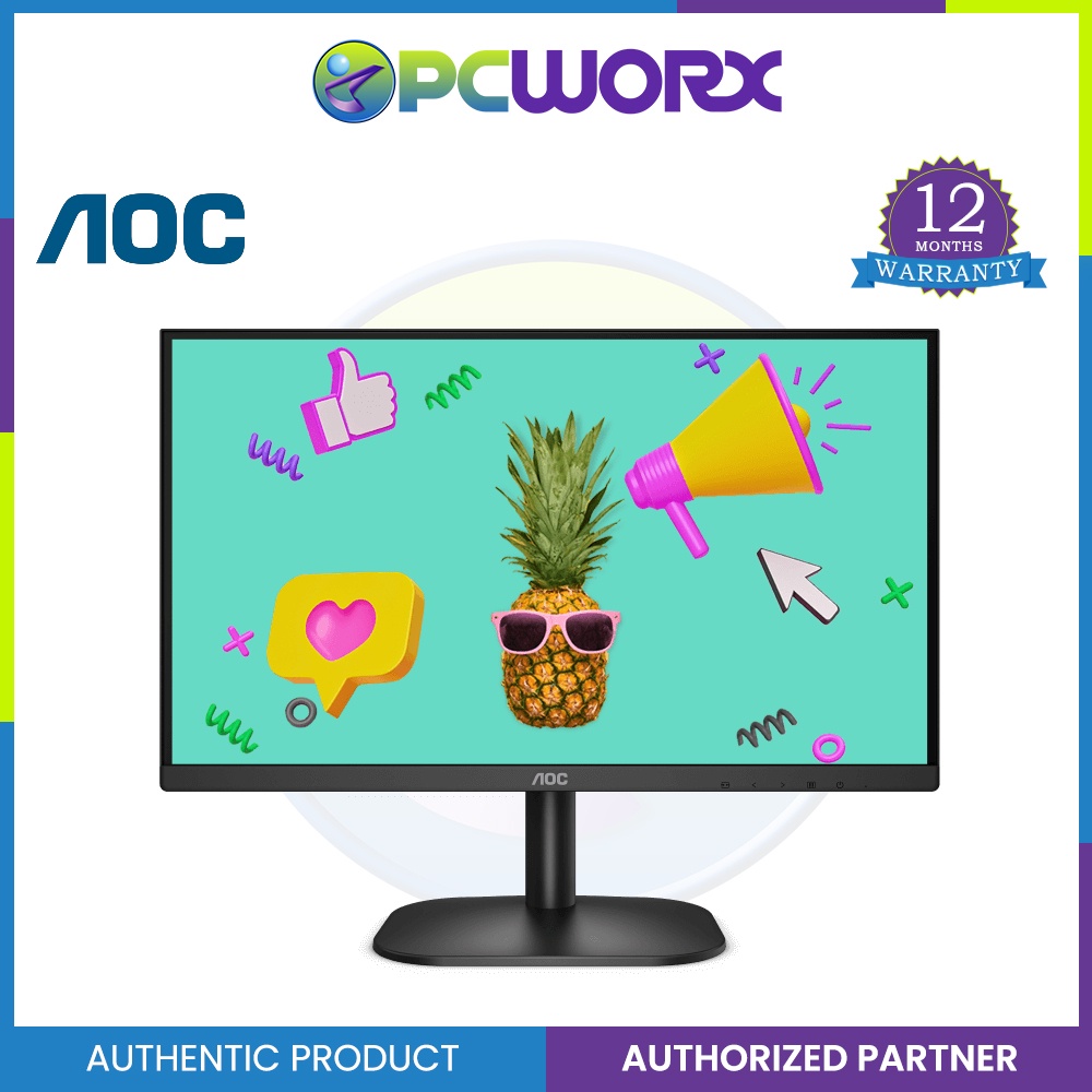 AOC 24B2XH / 24B2XHM 23.8" VGA/HDMI Monitor | Shopee Philippines