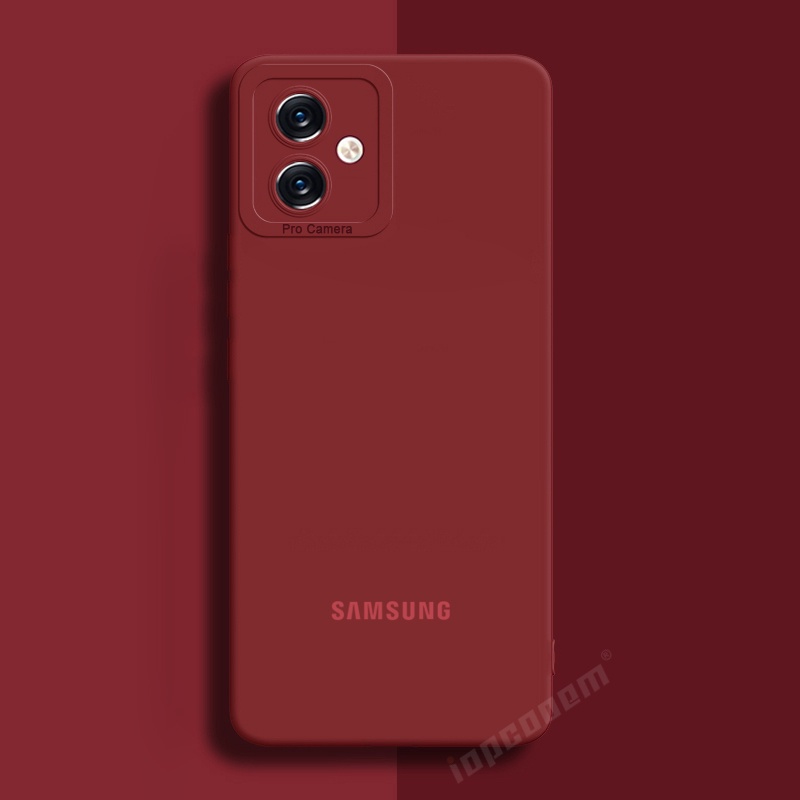 Official Original Liquid Silicone Soft Case Samsung Galaxy A04E A04S A04 A03S A03 Casing ...