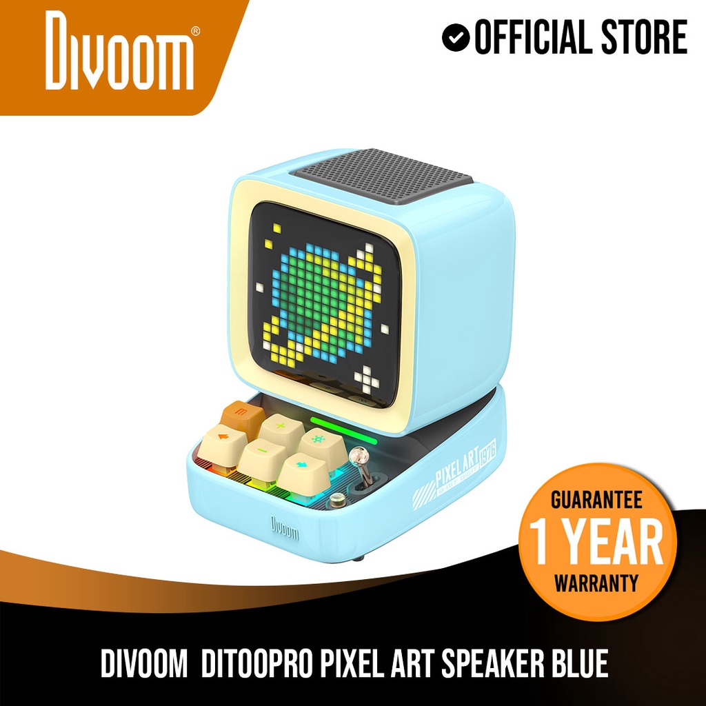 Divoom Ditoo Pro Pixel Art Speaker Blue | Shopee Philippines