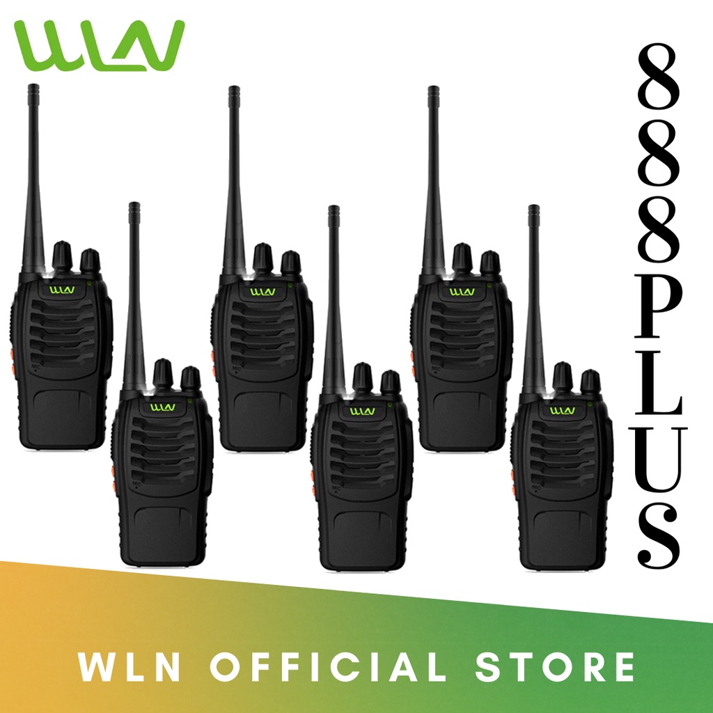 WLN 888Plus 5W 16 Channel UHF 400-470MHz Two-Way Walkie Talkie Radio ...