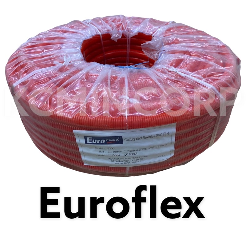 Euroflex Flexible Hose PVC 1/2 and 3/4 x 100 meters, Flexible Metal | Shopee Philippines