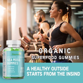 Daynee Natural Organic Sea Moss Gummies Weight Control Thyroid Health ...