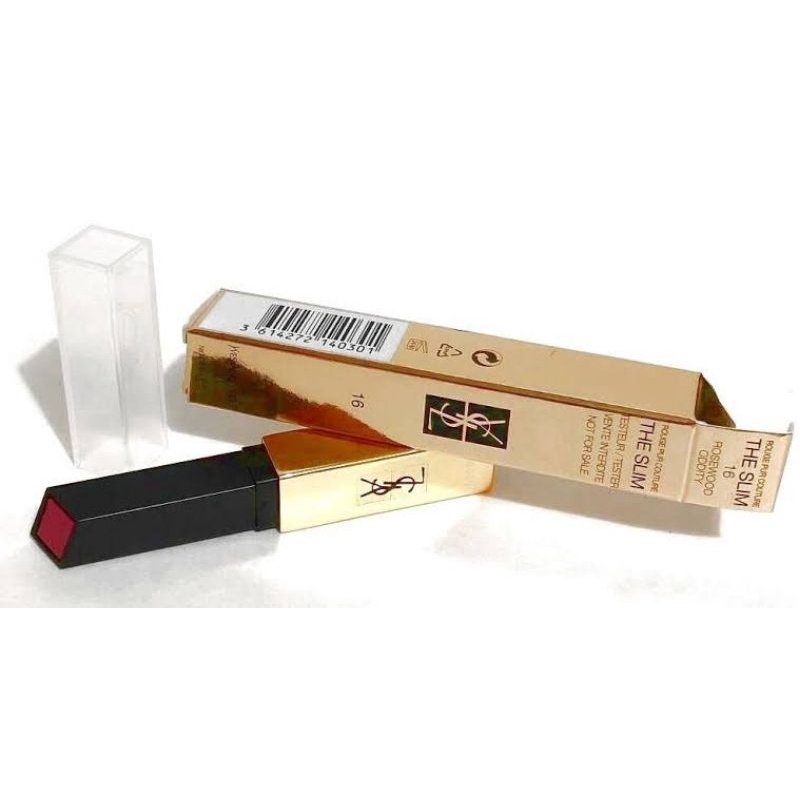 YSL The Slim Rouge pur couture lipstick #16 Rosewood oddity | Shopee ...