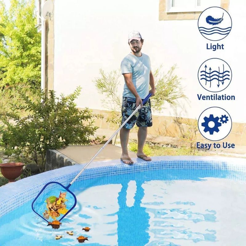 Skimmer Garbage Net Drain Cleaner Swimming Pool Waste Leaf Picking Net ...