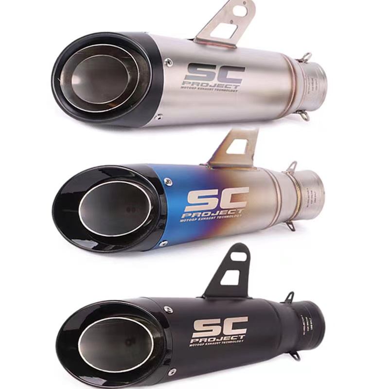 [Spot] 51mm SC Project muffler na may muffler motorcycle exhaust ...
