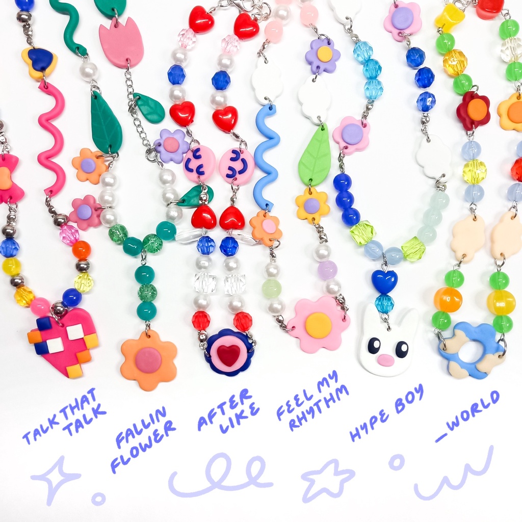 Kpop Inspired Collection Handmade Necklaces LLESTAR | Shopee Philippines