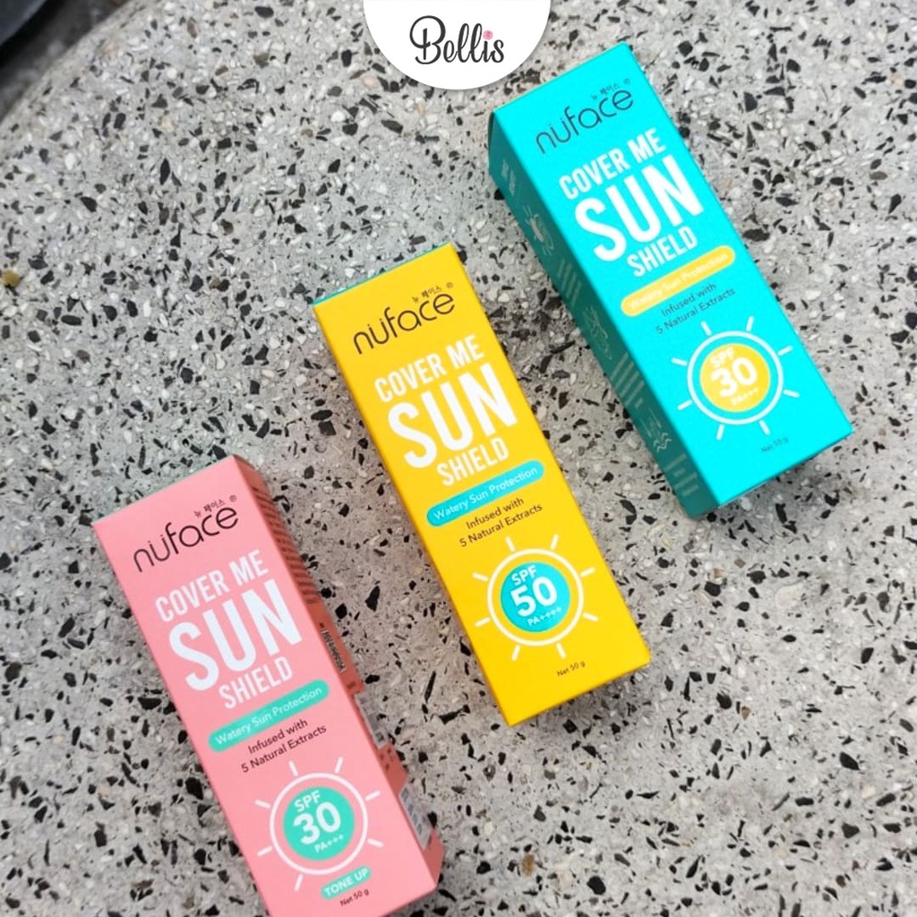 Sun Screen sunscreen Shield Nuface Cover Me Tone Up 30 50 SPF | Shopee ...