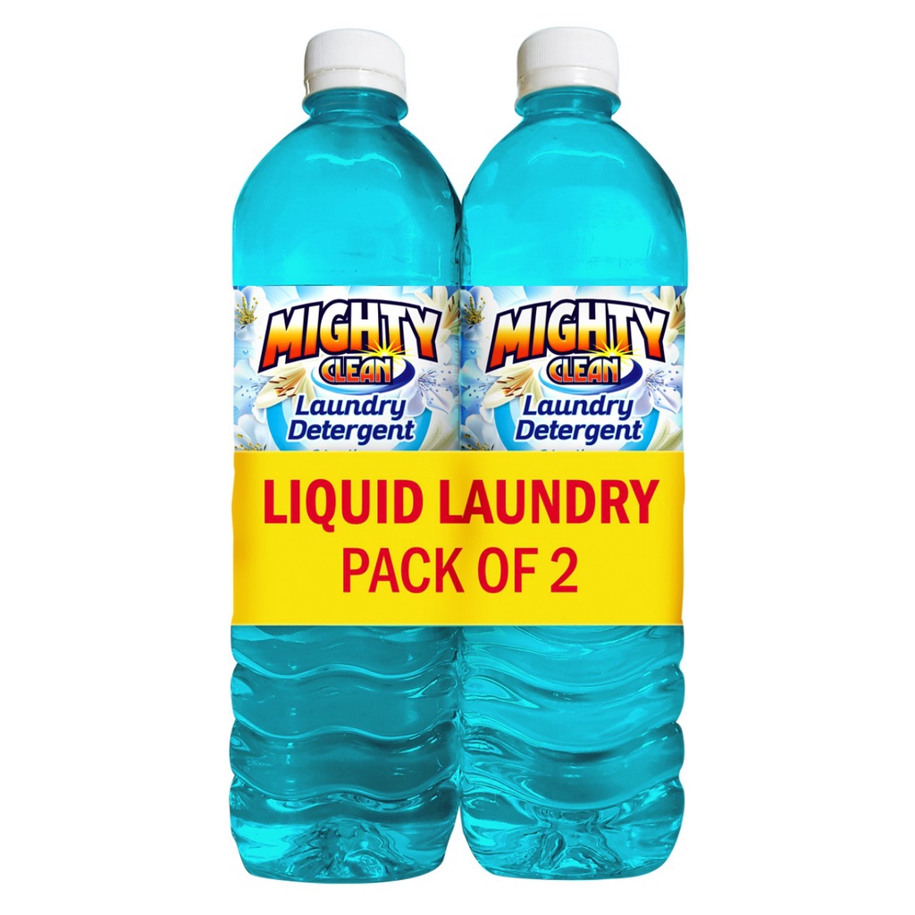 Mighty Clean Laundry Detergent Liquid Blue Mountain By 2s 970ml ...