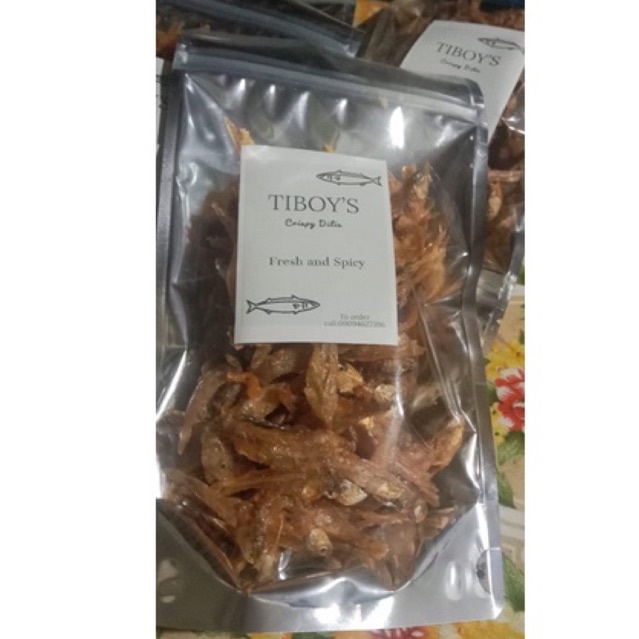 Tiboy’s Spicy and Crispy Dilis (anchovies) | Shopee Philippines