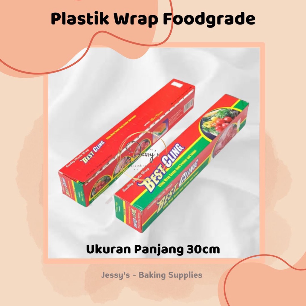 Foodgrade Plastic Wrap, Cake, Cake, Bolu (Length 30cm) | Shopee Philippines