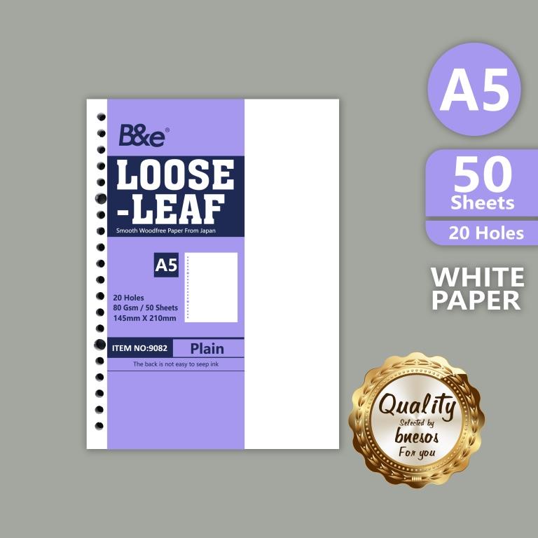 bnesos Notebook Binder Notebook With Loose Leaf Refillable Binder ...