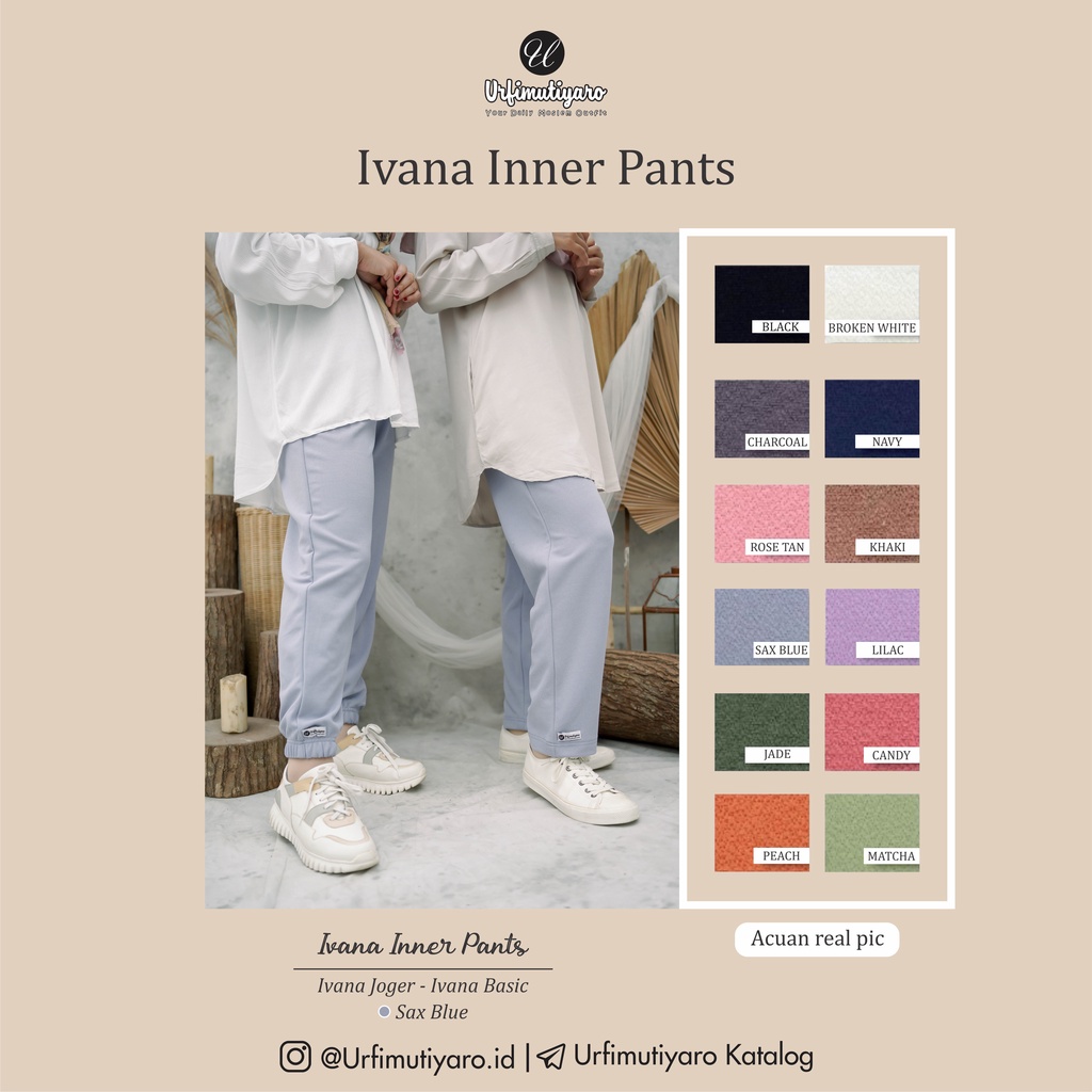 IVANA MOM BASIC/JOGER URFIMUTIYARO | Shopee Philippines