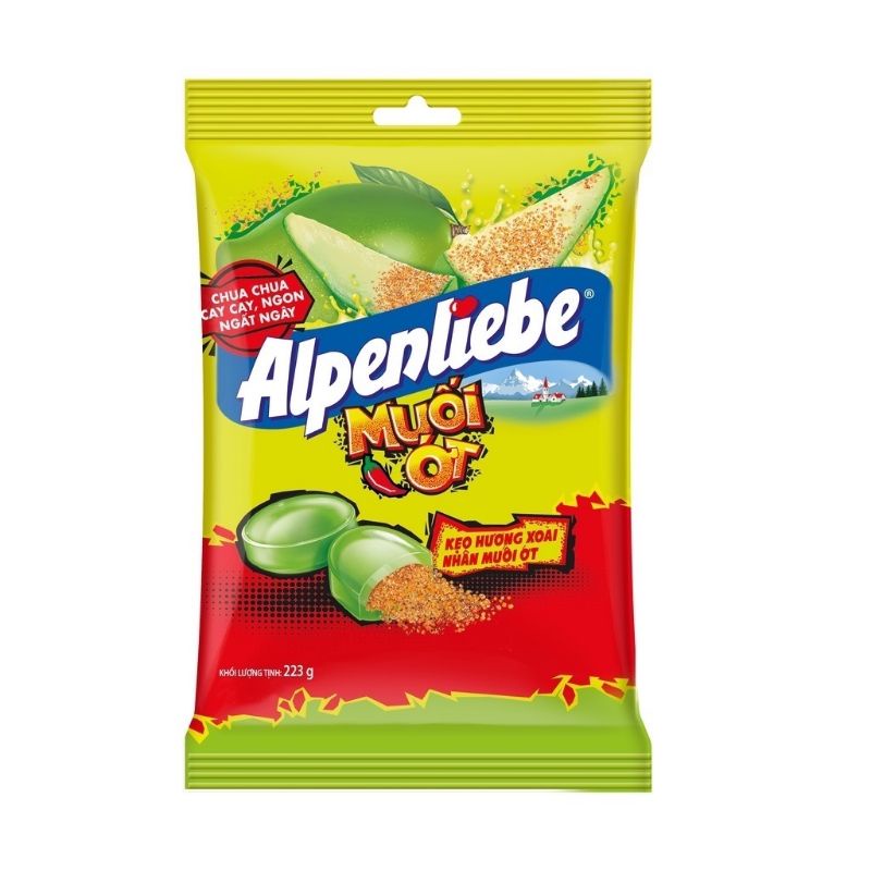 Alpenliebe Candy Mango Flavor with Salt and Chili Filling (Package of ...