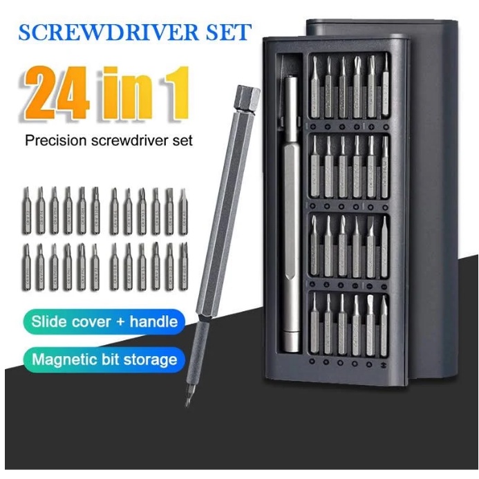 flint.shop Mobile Phone Laptop Kit Screwdriver Set 24 In 1 Screwdriver ...