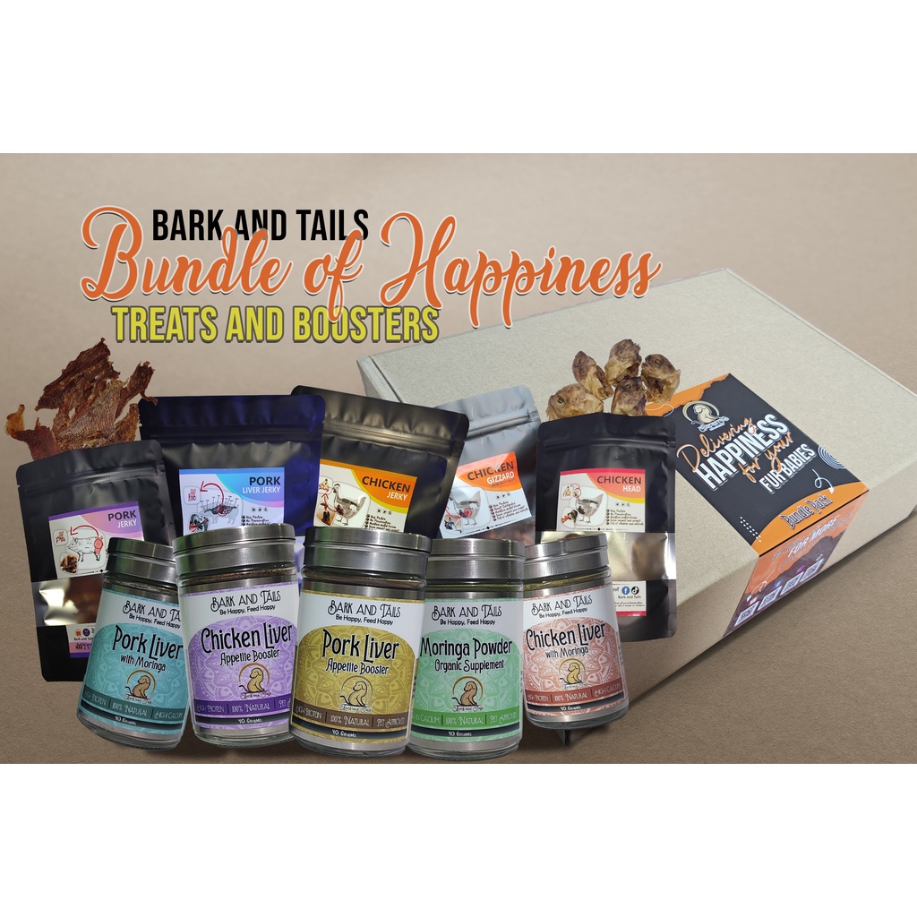 BARK AND TAILS BUNDLE OF JOY (Box of Treats and Appetite Boosters, Gift ...