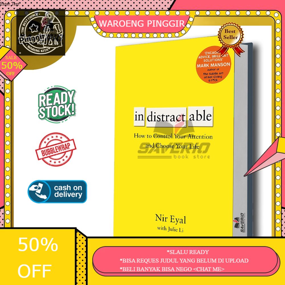 Indistractable Book How to Control Your Attention and Choose Your | Shopee Philippines