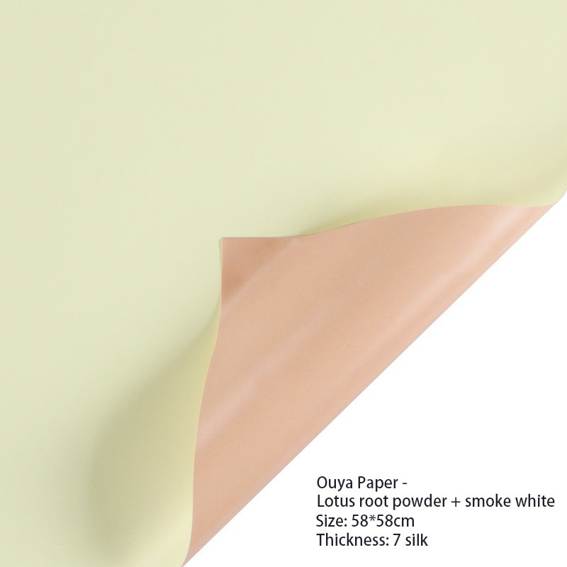 20 pcs Two-Sided Colored Flower Wrappers 58*58cm Gift Wrapping Paper ...