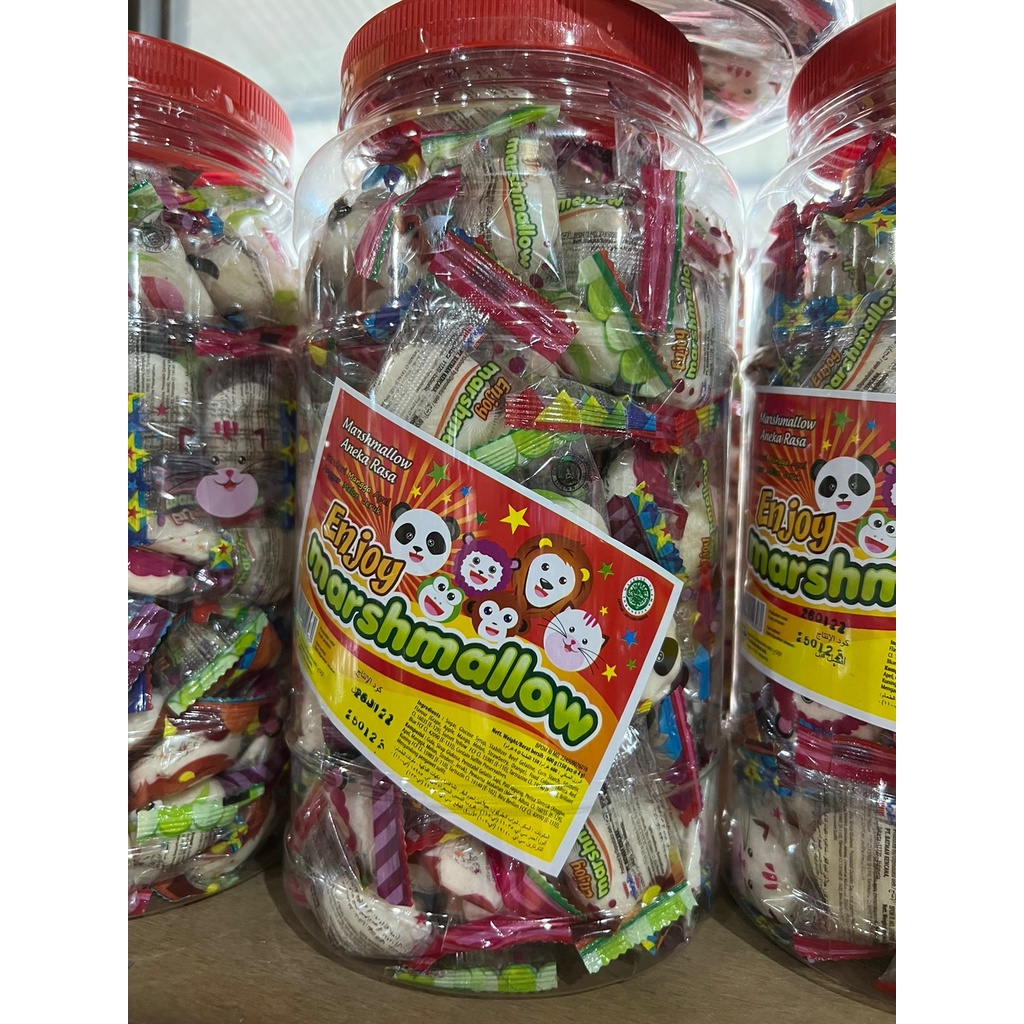 Pusan ENJOY MARSHMALLOW Jar | Shopee Philippines