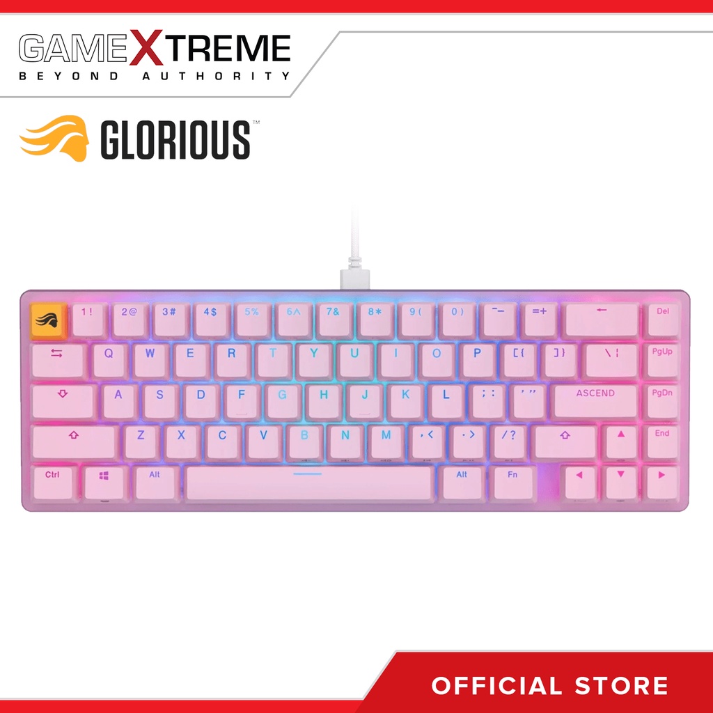Glorious GMMK 2 keyboard 65% Pre Built [Pink] | Shopee Philippines