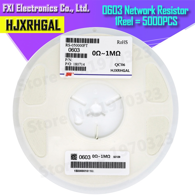 5000pcs 0603 2*4 8P4R 2*4P 5% Network Resistor SMD array 360R ~ 39K ...