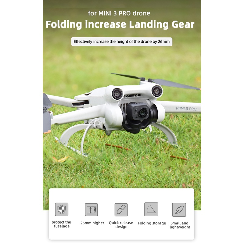 Landing Gear only for DJI Mini 3 Pro Height Extended Leg Protector ...