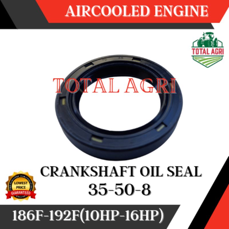Oil Seal 35508 Crankshaft 186F 186FA 188F 190F 192F Aircooled Diesel ...